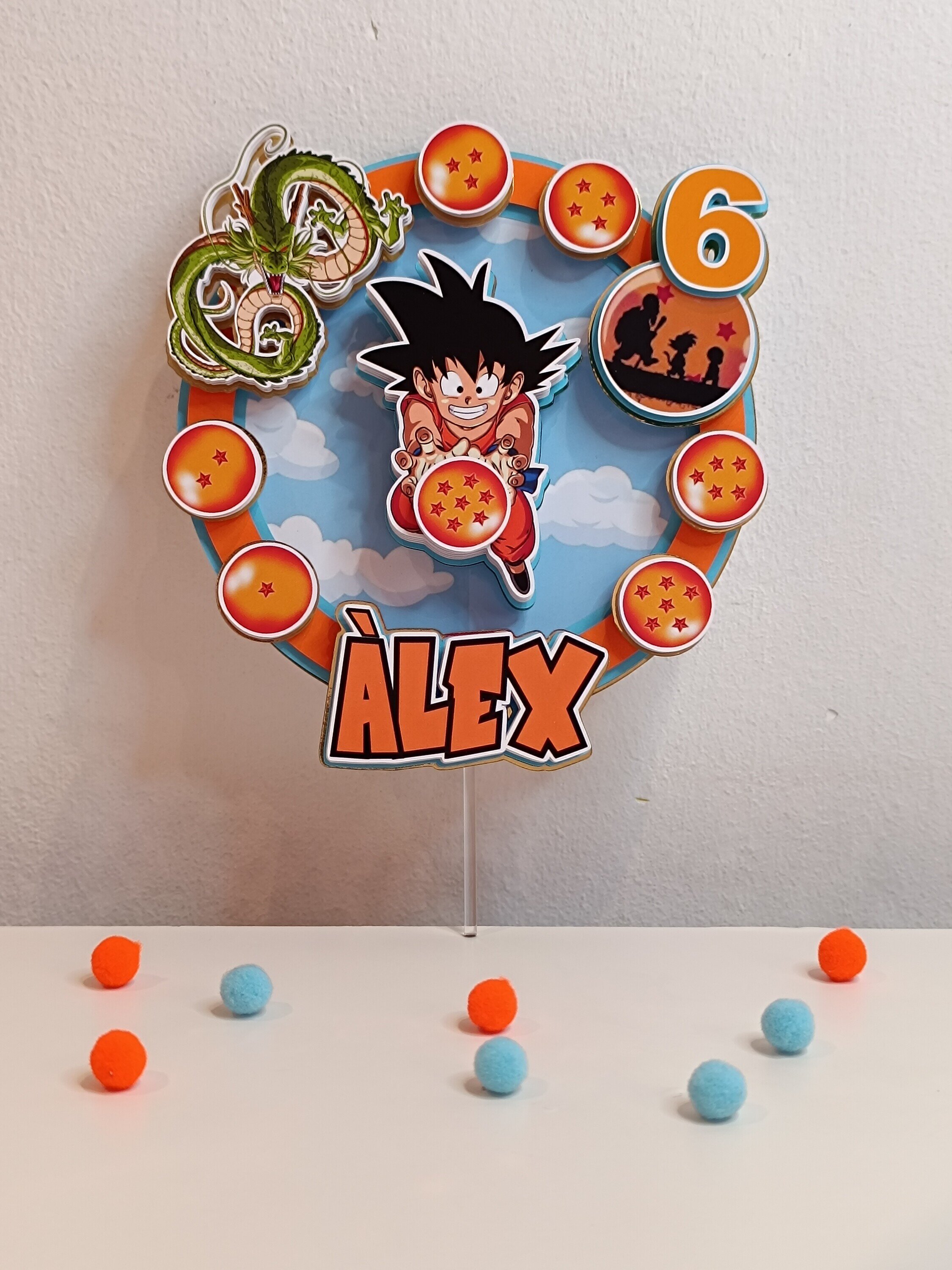Topper para tarta Goku | Coronas Ona