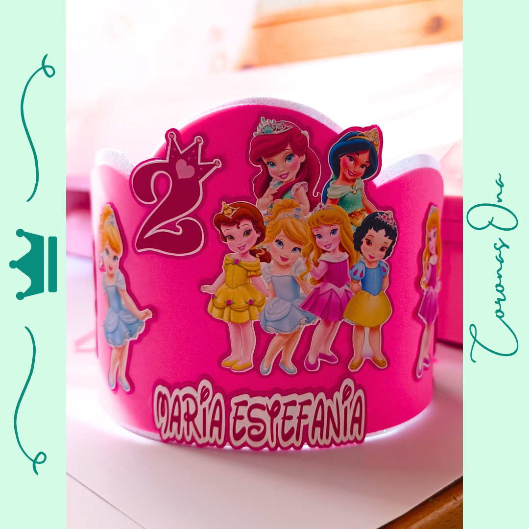 Corona de cumpleaños Princesas Disney | Coronas Ona